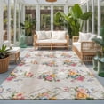 Area Rugs 4'x6'. Roses Floral Carpet Runner Indoor Outdoor Rugs Home ...