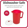 GoodCook 1-Gallon Airtight Pitcher for Beverages, Juice, Tea with ...