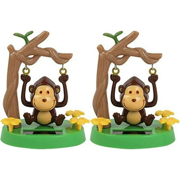 Solar Powered Dancing Animal Bobblehead Desk Figurines - Solar ...