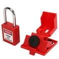 Circuit Breaker Lockout Device Clamp On Safety Lock Padlock Set Kit for ...