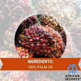 African Delights Edible Unrefined Red Palm Oil for Cooking, 2 Liters ...