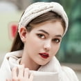 Loritta 4 Pack Elastic Knitted Headbands For Women Ear Warmer Head