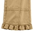 DeHolifer Jean for Women Trendy Solid Color Elastic Waisted Splicing ...