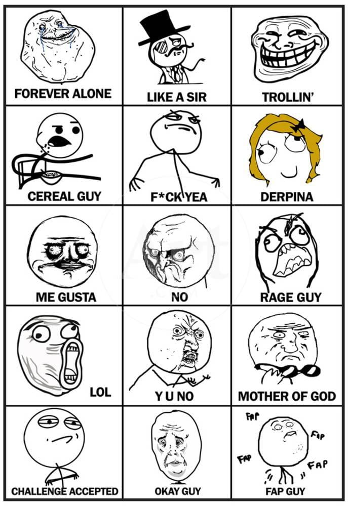 Lol Face Meme Comics