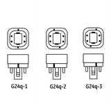 Philips 13w PL-C 13W/30/4P/ALTO Cluster Double Tube 4-Pin Plug-in Fluorescent Light Bulb ...