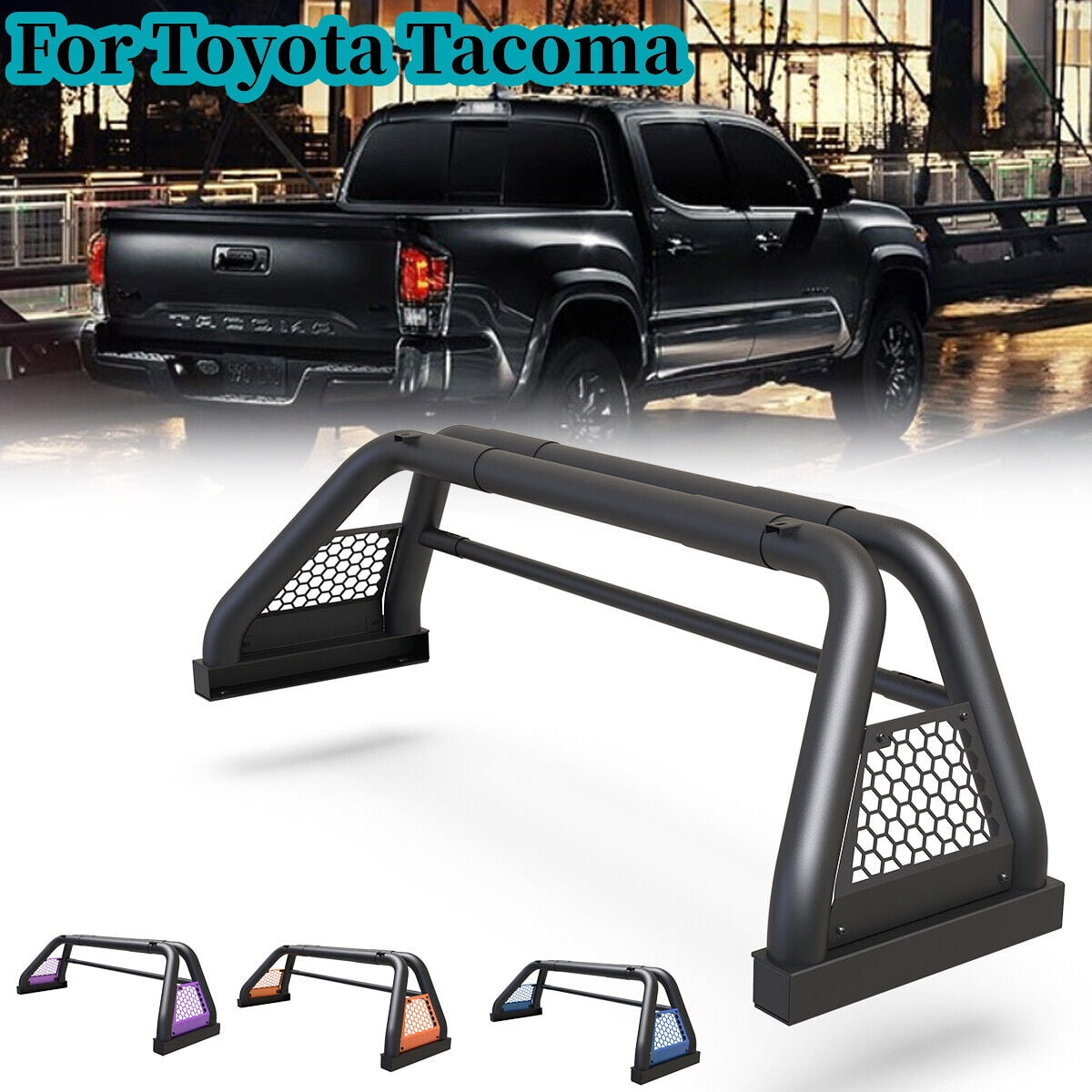 Adjustable Pickup Roll Sport Bar Chase Rack Bed Bar For 2001-2023 ...