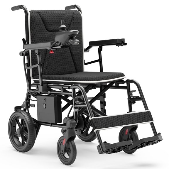 KL10 All Terrain Foldable Electric Wheelchair for Adults, Supports ...
