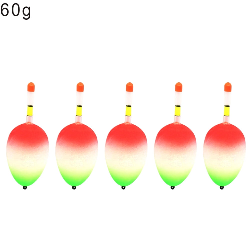 Yoone 5Pcs/Set Practical EVA Floating Floats Sea Rock Fishing Striking ...