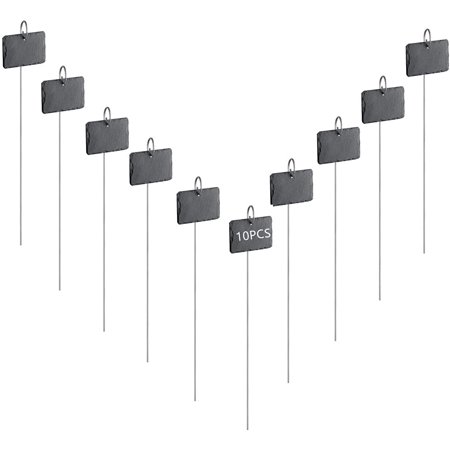 5 Pcs Slate Plant Tags for Plants, Garden Plant Markers, Natural Labels ...
