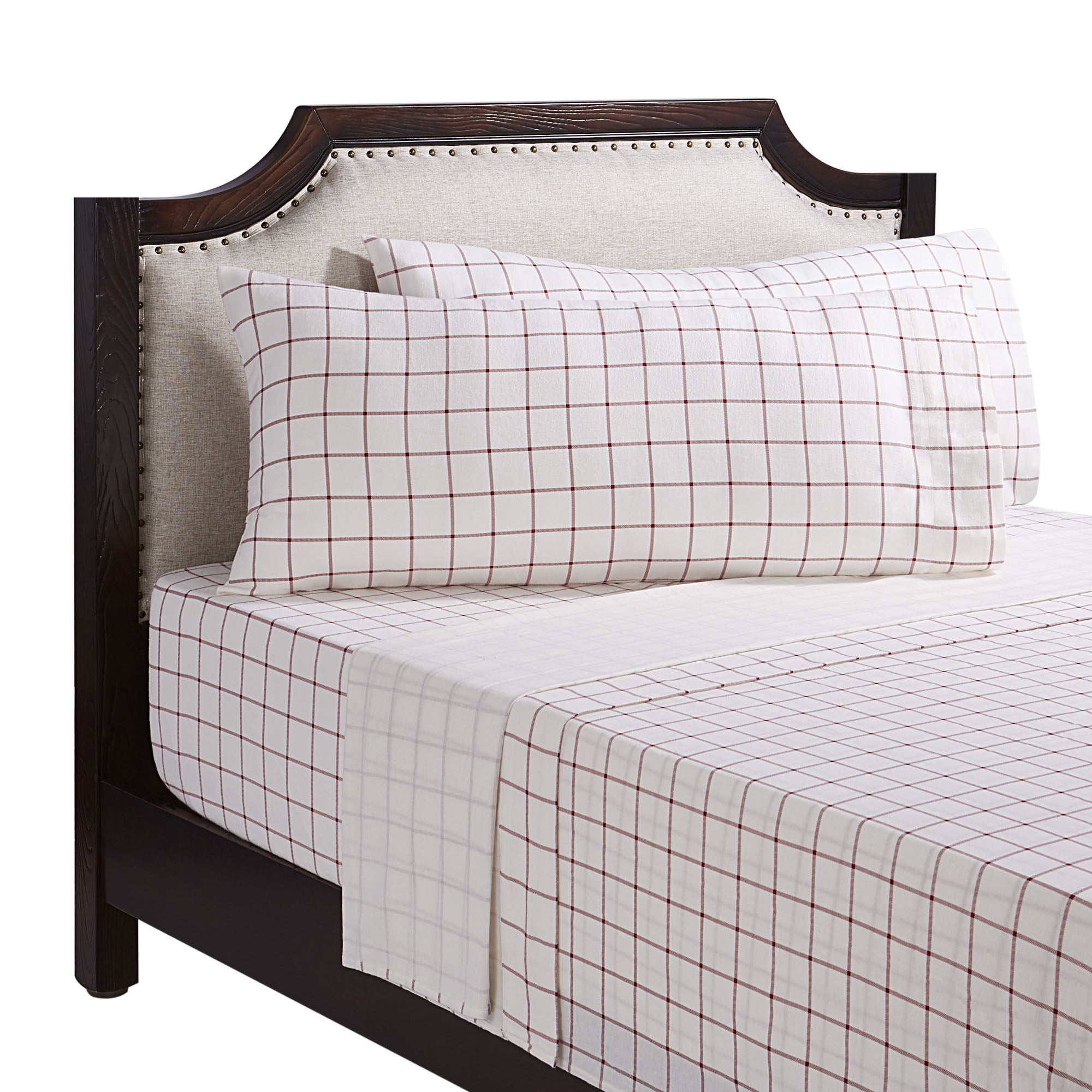 Click here for Holiday Time 4-Piece Holiday Plaid Flannel Sheet S... prices