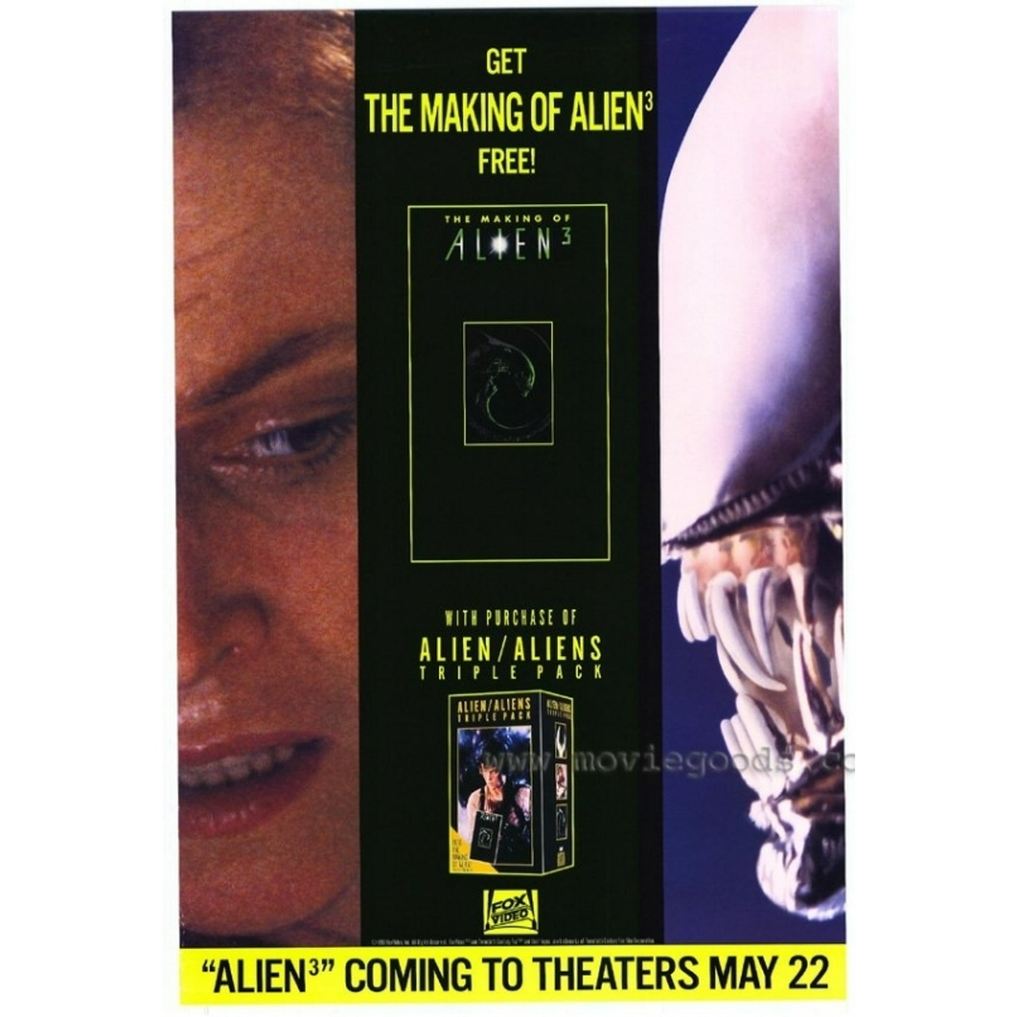 Alien 3 Movie Poster