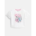 Wonder Nation Girls Graphic Tee with Shorts and Pants Pajama Set, 3 ...
