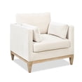 36" Modern Farmhouse Arm Chair | Relaxing Seating Option with Removable ...