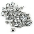 LYUMO 50pcs Crystal Diamante Rhinestone Round Buttons for Clothes ...