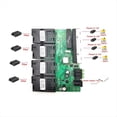 100M Reverse POE Fast Ethernet Fiber Switch 4F4E Output 12V Optical ...