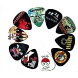Legendary Bands Colored Guitar Picks Set for Acoustic Players (10 ...