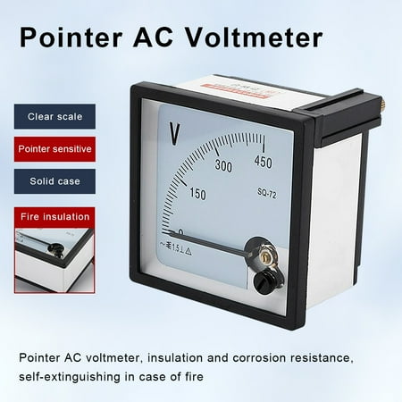 450V Analog Voltmeter Device Testing Tools Precise Electronic Working ...