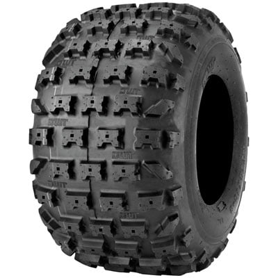 Douglas MX V4 Tire 18x10-8 4-Ply Hard Compound Yellow Logo for Yamaha ...