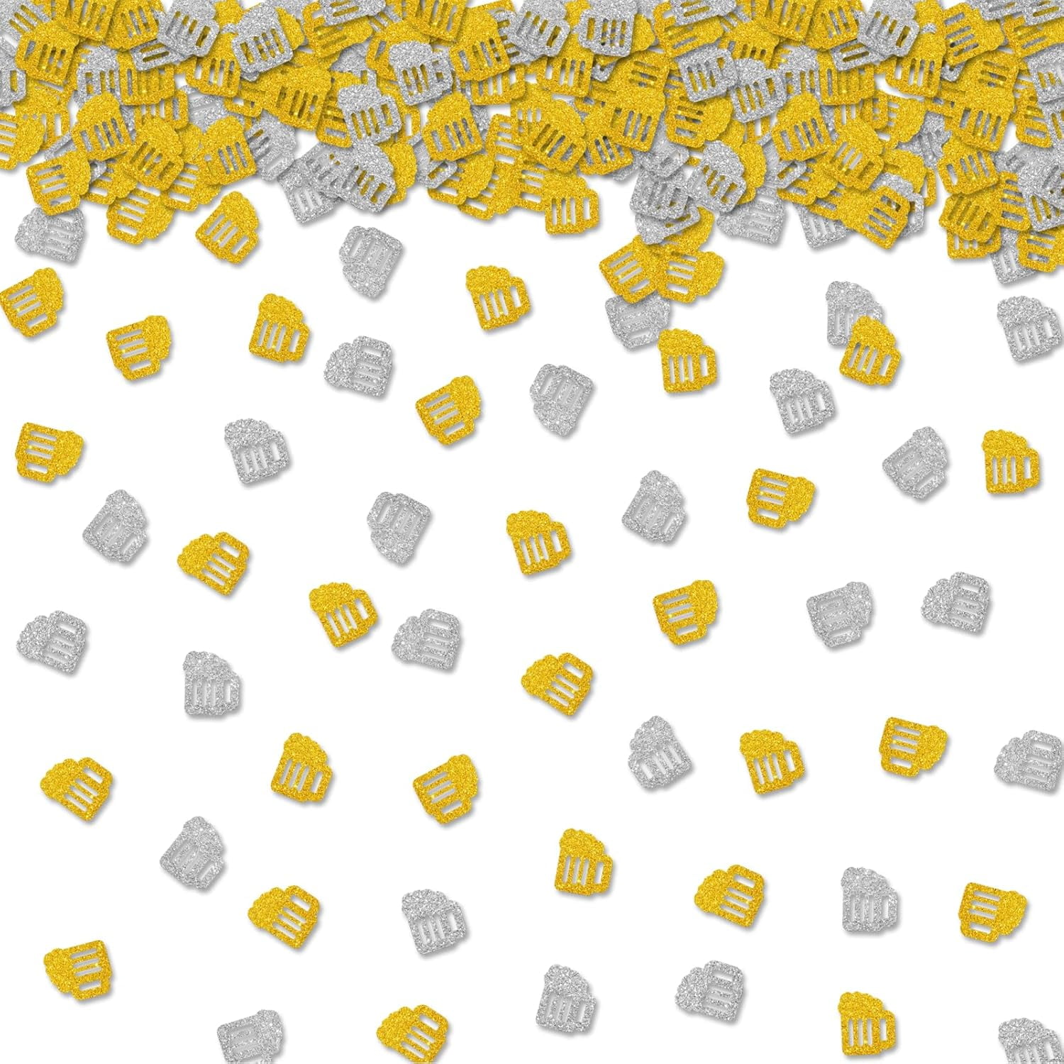 YQHWQ 100pcs Beer Confetti, Gold Glitter Cheers and Beers Table ...