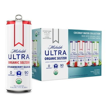 Michelob ULTRA Organic Hard Seltzer, Variety Pack, 12 Pack, 12 fl oz ...