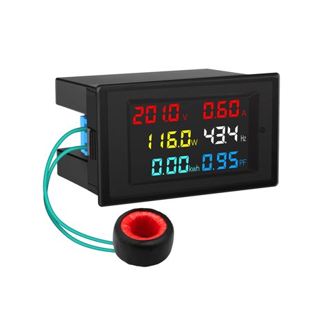 Small Voltmeter with Coil LCD Current Ammeter Multi-use Multimeter ...