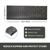 Envelor Anti-Slip Rubber Stair Treads - Non-Slip, Strong Grip - All ...