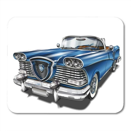NUDECOR 1950S Vintage Blue Car Classic 1960S 1970S Antique Auto ...