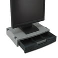 Innovera Basic Lcd Monitor/printer Stand, 15" X 11" X 3", Charcoal Gray ...