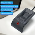 Fingerprint Reader, USB Biometric Fingerprint Scanner Portable Windows ...