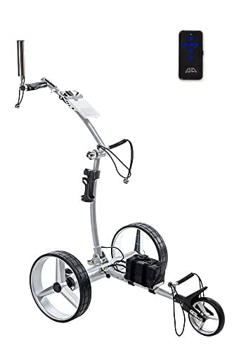 wingscaddy Electric Golf Push Cart with Remote Control – Up To 36 Hole ...