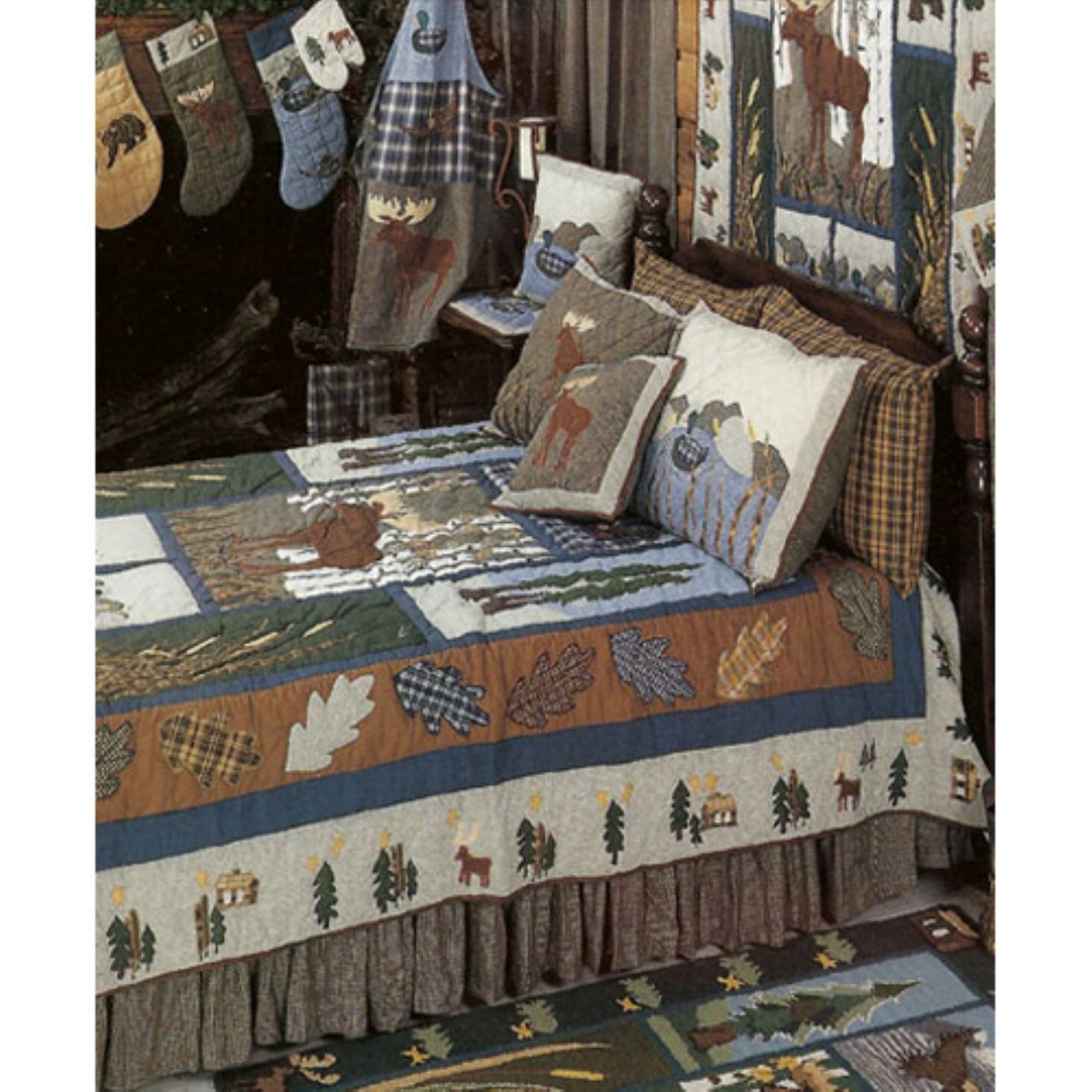 Moose Quilt (King) - Walmart.com