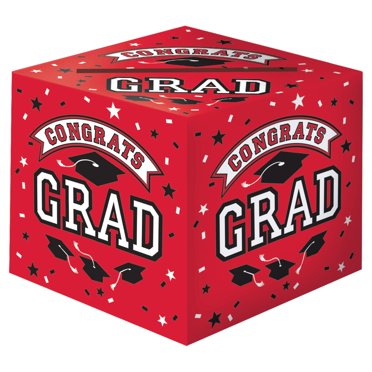 Grad Adventure Card Box, Party Supplies, Graduation, 1 Pieces - Walmart.com