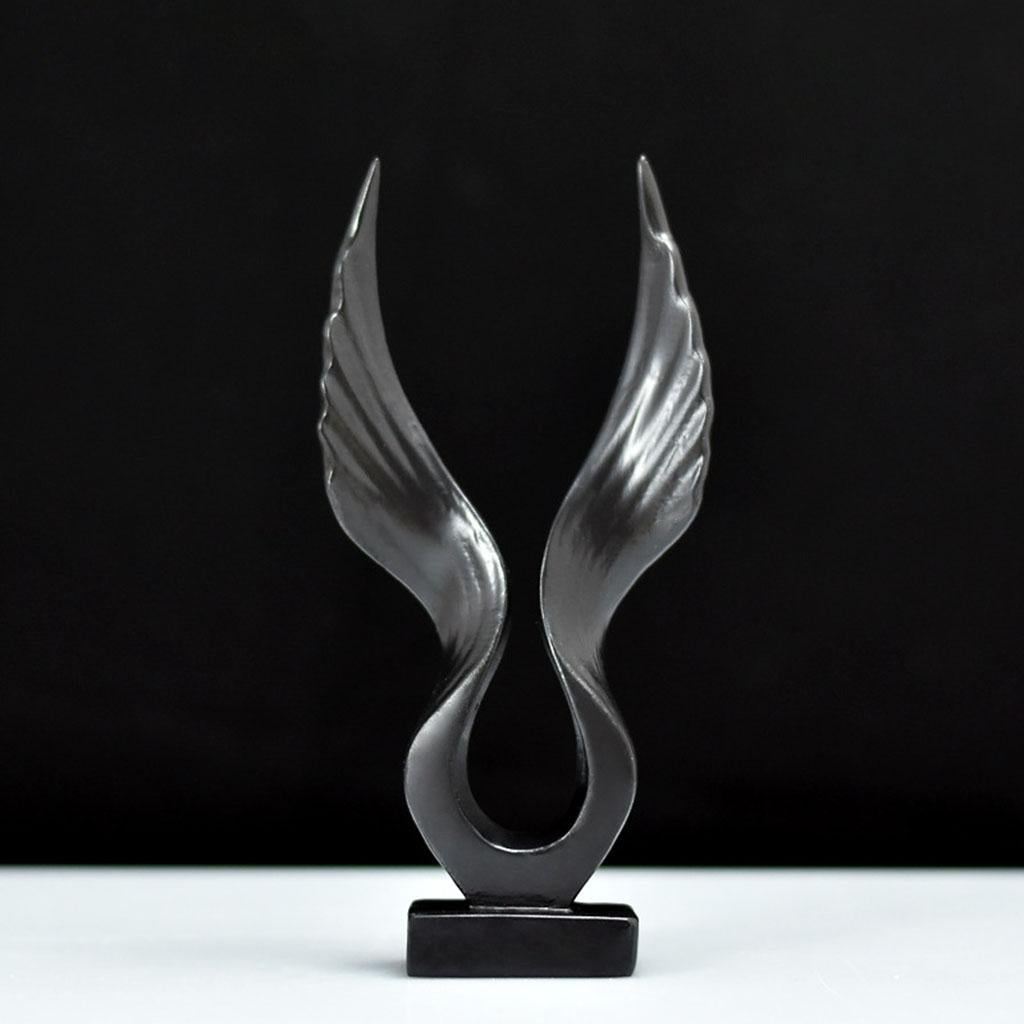 Eagle/Angel Wing Statue Figurine Sculpture Resin Craft Collectible Feng ...