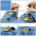 6 Pack Button Extender for Shirts, Trianu Men Collar Extender Neck ...