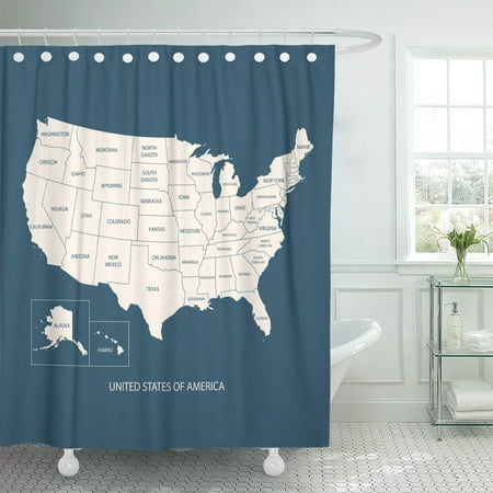 BSDHOME USA Map Name of Countries United States America Us Shower ...