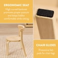 Bentwood Kids Table and Chairs Set - Birch Wood, 5-Piece Toddler ...