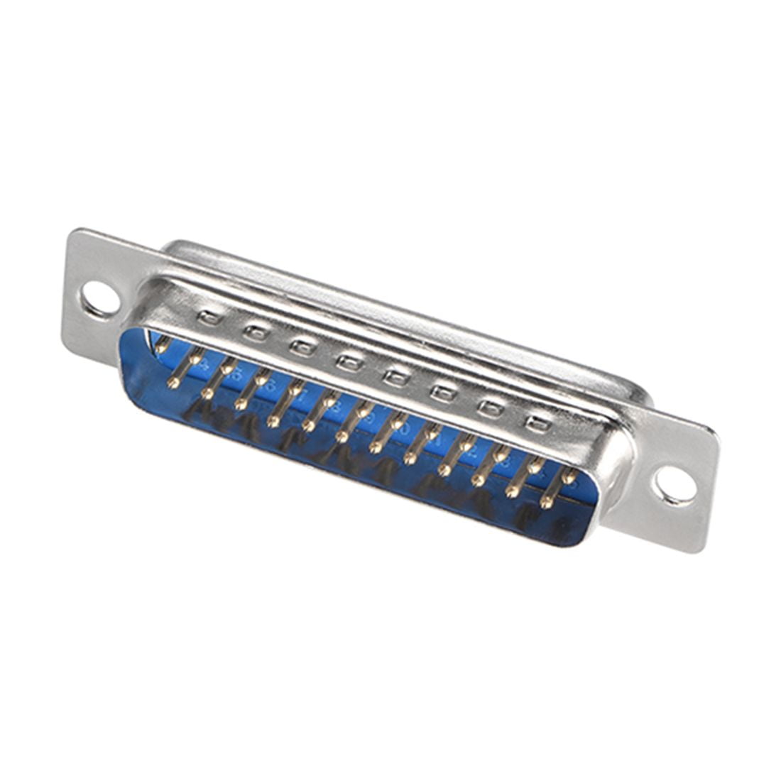 Conector D-Sub macho 25-pin 2-hila Unique Bargains tipo azul 5pcs ...