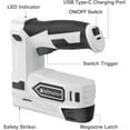 Bielmeier 2 in 1 Lithium-ion Electric Staple Gun, 4V Cordless Nailer ...