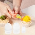 BESTYASH 3Pcs Transparent Plastic Piping Couplers for Cake Decorating ...