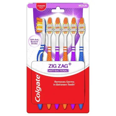Colgate 360 Visible White Whitens Teeth, Toothbrush Medium, Pack Of 3 ...