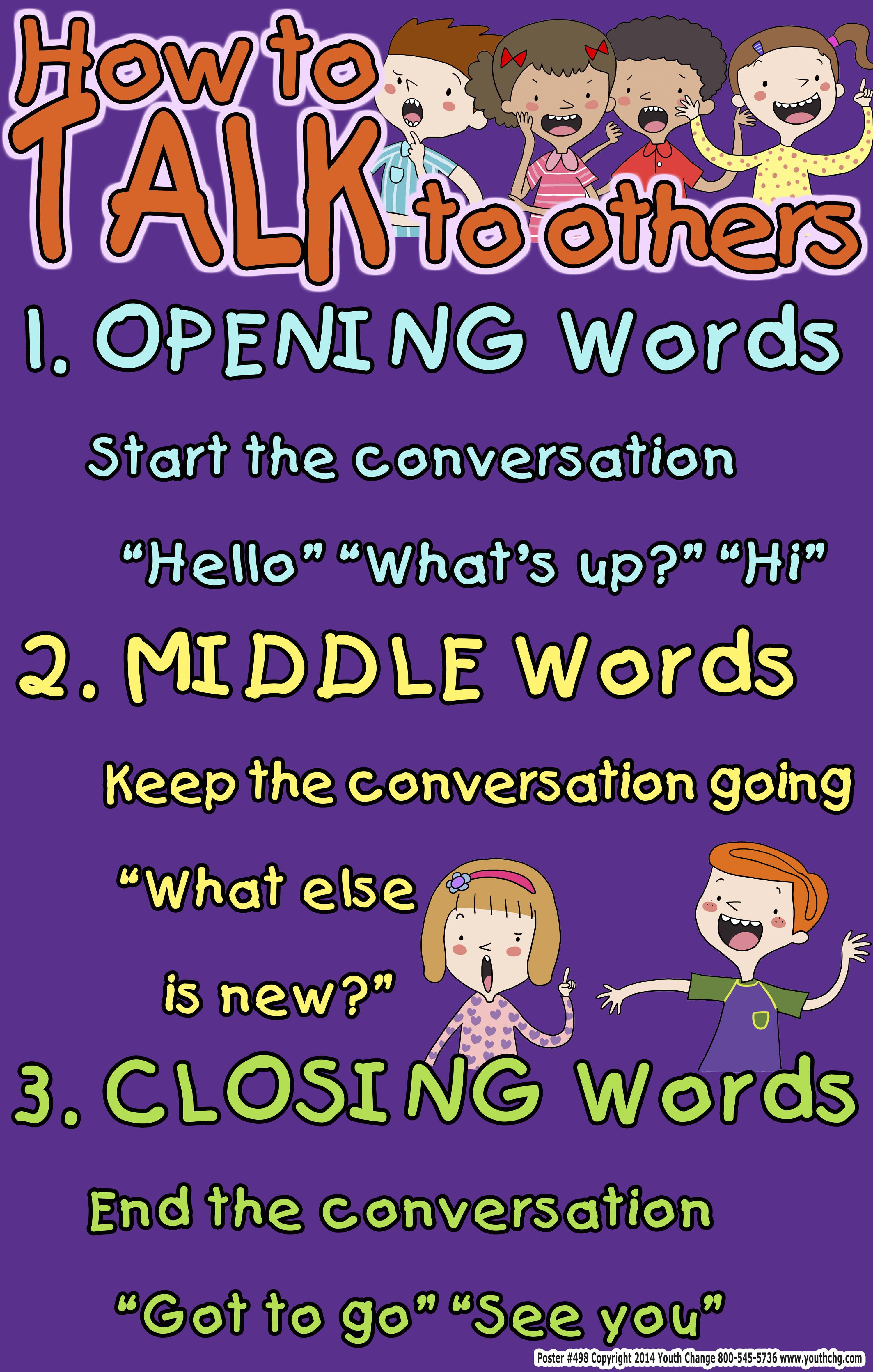 Youth Change Poster #498 Social Skill, Peer Interaction Classroom ...