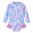 CAIXIA One Piece Jumpsuits for Girls Girls Bathing Suit Drawstring ...