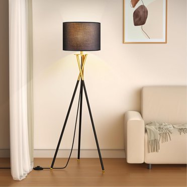 Coliware Arc Floor Lamp, Modern Arched Standing Lamp with Knob Switch ...