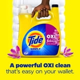 Tide Simply Oxi Boost + Febreze Odor Defense, Sunny Breeze, 107 Loads ...