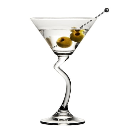 Spiral Cocktail Glass Revolving Martini Creative Long Tail Cocktail ...