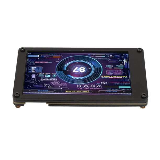 3.5 Inch Computer Temp Monitor, AIDA64 PC CPU Data Monitor, PC Sensor ...