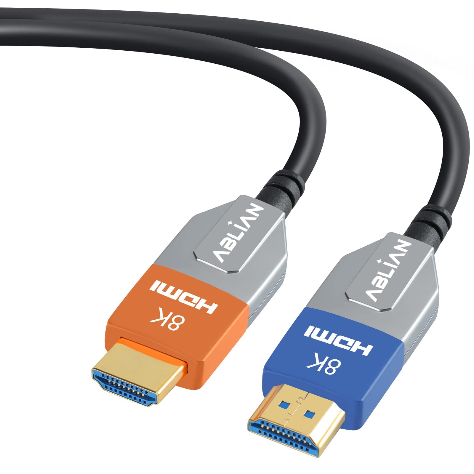 8K 4K Long HDMI Cable 100ft,Fiber Optic HDMI 2.1 Cable 48Gbps Ultra ...