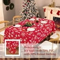 UMINEUX Waterproof Vinyl Tablecloth, Flannel Backing, Elk Design for ...