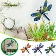 NSESSHome Metal Dragonfly Wall Decor Outdoor Garden Fence Art,Hanging ...