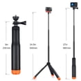Floating Selfie Stick Underwater Hand Grip for GoPro Hero 13, 12, 11 ...